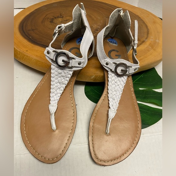 Guess | Shoes | Guess Renee Woven Thong Sandals | Poshmark